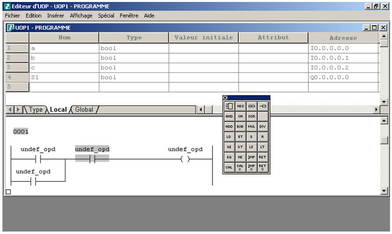 Programmation des APIs "MOELLER"